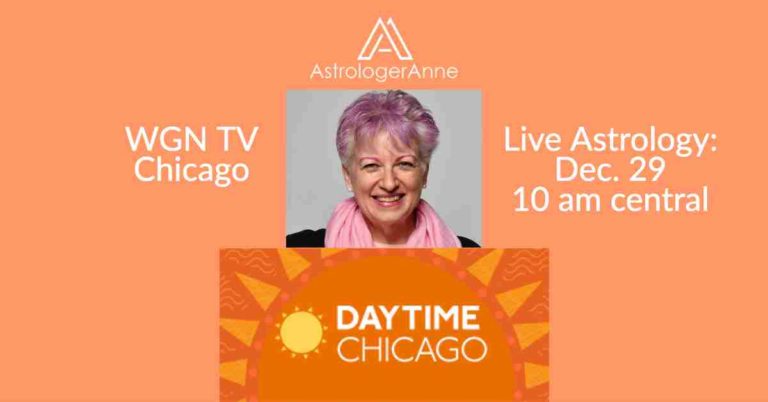 Daytime Chicago TV Show Hosts Anne Dec. 29 • AstrologerAnne
